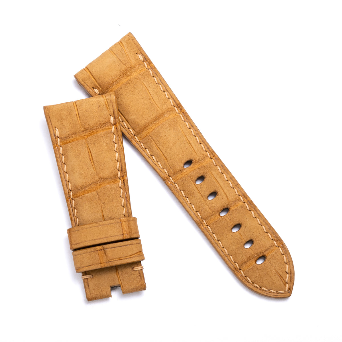 Nubuck Alligator Watch Strap | CENTURY WATCH STRAPS – Century Watch Straps
