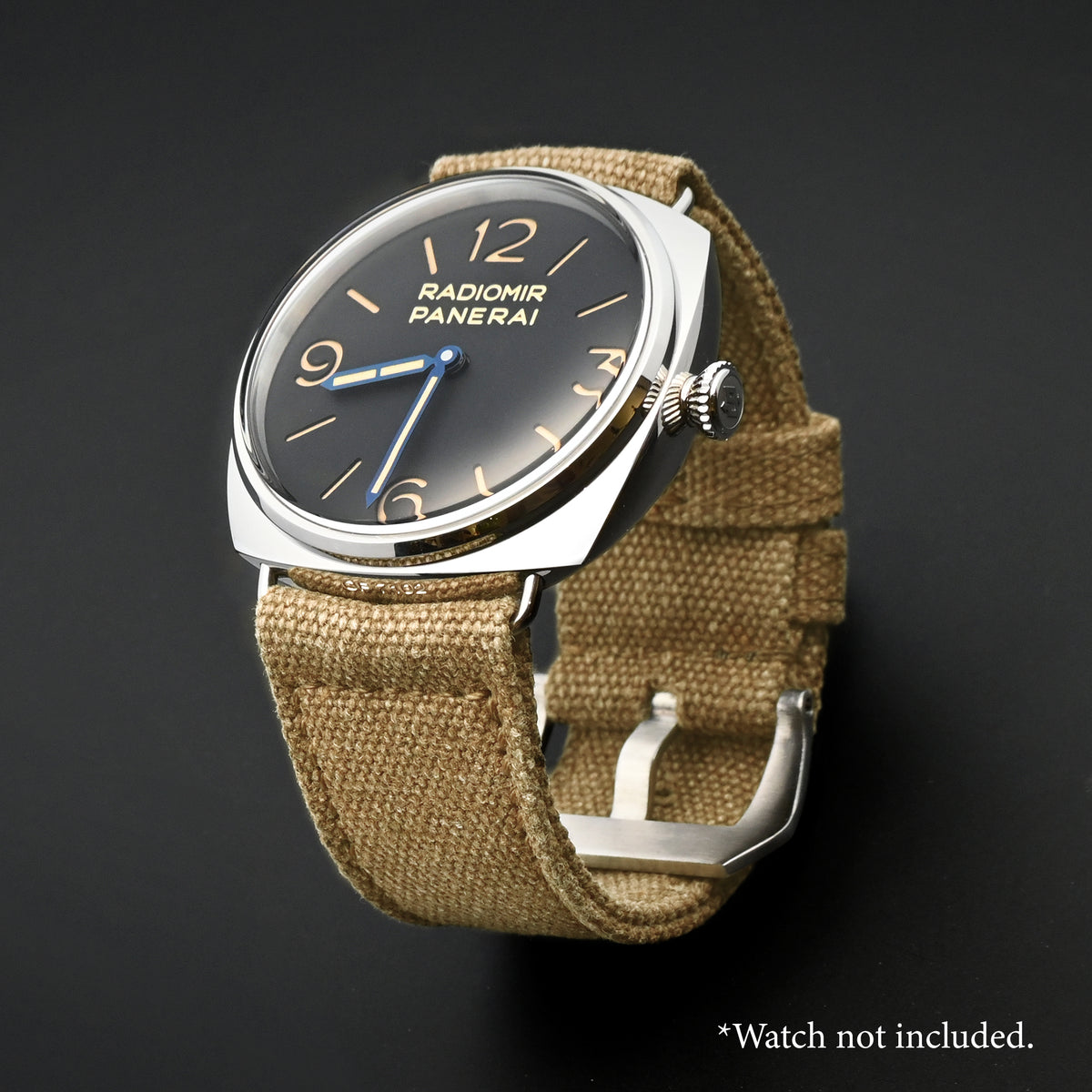 Tan Canvas Watch Strap | CENTURY WATCH STRAPS – Century Watch Straps