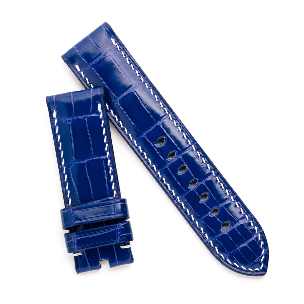 Royal Blue Alligator Watch Strap | CENTURY WATCH STRAPS – Century Watch ...