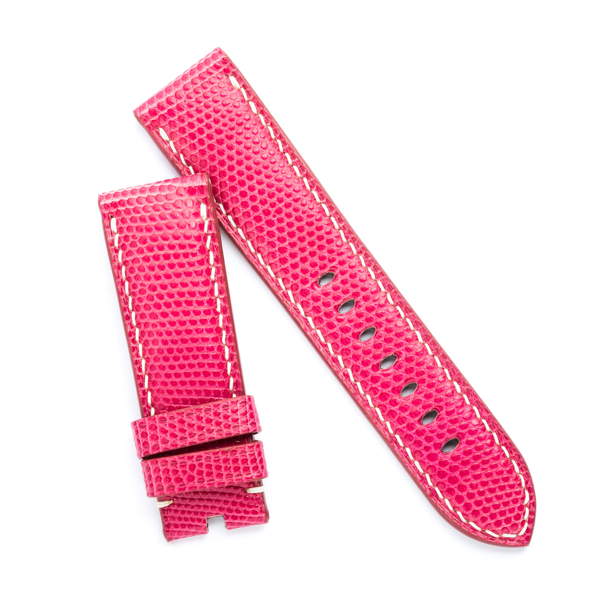 Fuchsia Lizard Watch Strap | CENTURY WATCH STRAPS – Century Watch Straps