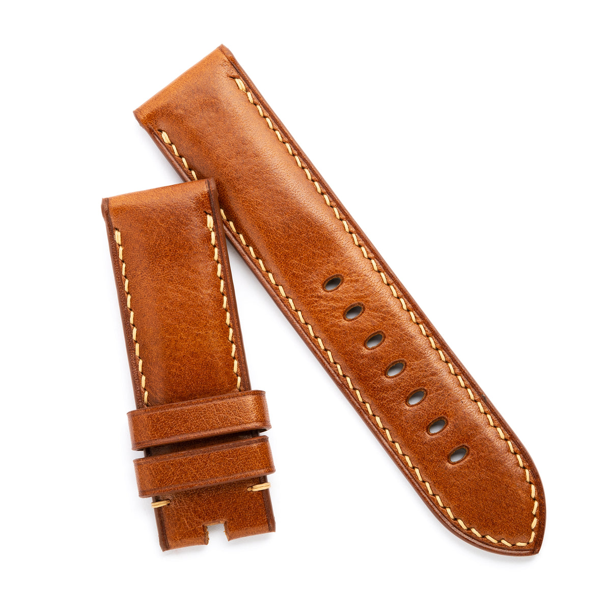 Vernazza Gold Calfskin Watch Strap | CENTURY WATCH STRAPS – Century ...